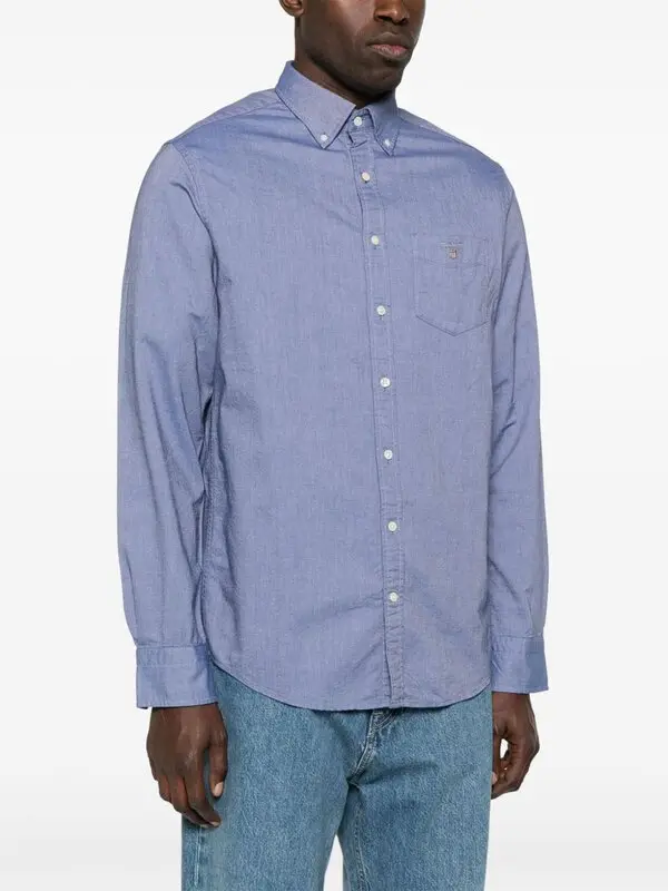 Gant Logo-embroidered Shirt
