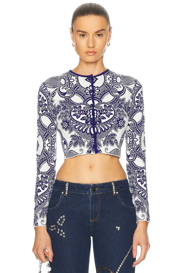 Etro Knit Long Sleeve Top