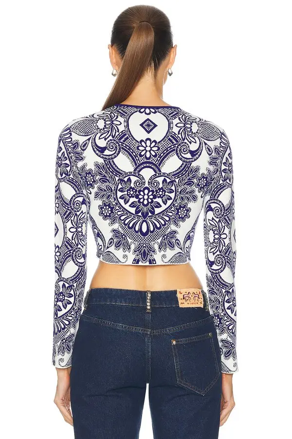 Etro Knit Long Sleeve Top