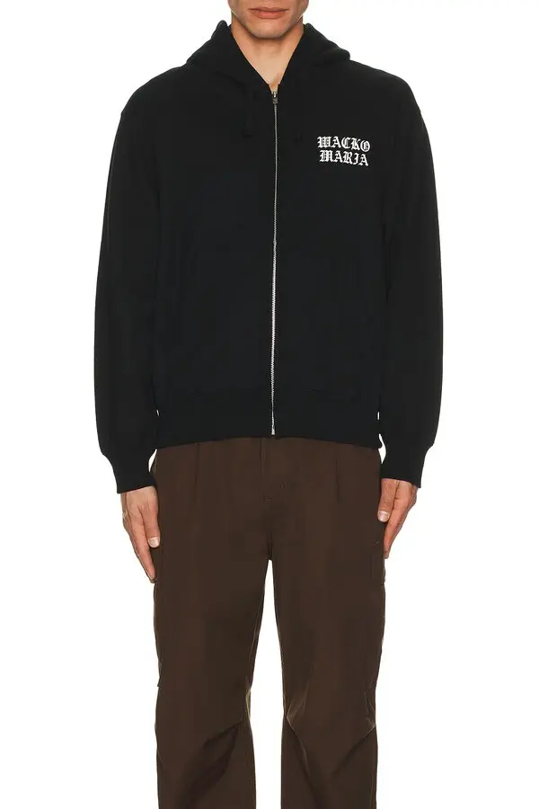 Wacko Maria Heavy Weight Full Zip Hooded Sweat Shirt Type-2 In