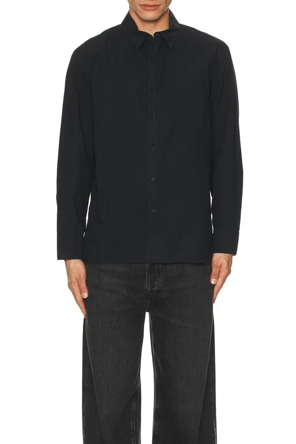 NILI LOTAN Caiden Shirt In Black