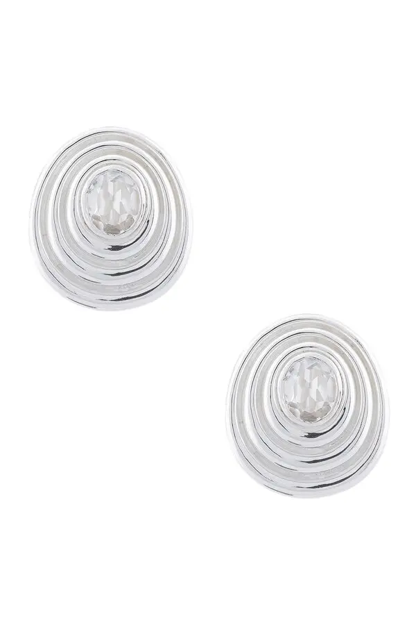 VALERE Presence Clip-on Earrings - Silver Plated