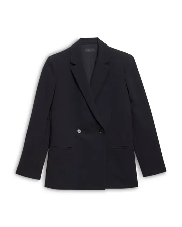 Theory Relaxed Fit Double-breasted Blazer