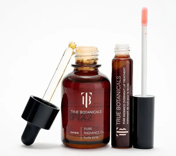 True Botanicals Soft Glowy Skin Radiance Oil & Overnight Lip - One-color