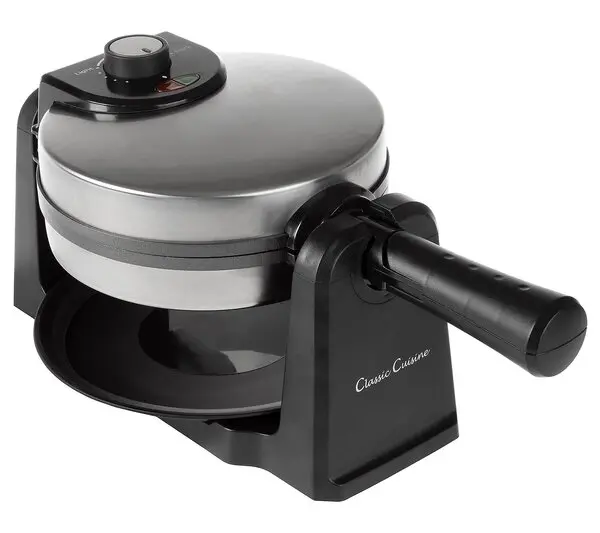 CLASSIC CUISINE 180-degree Flip Waffle Maker - One-color