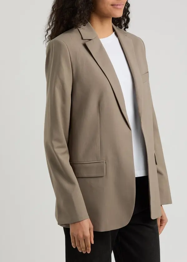 Matteau Wool-blend Blazer - Taupe
