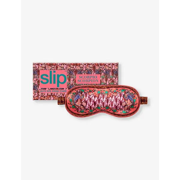 Slip Scorpio Graphic-print Silk Eye Mask - One-color
