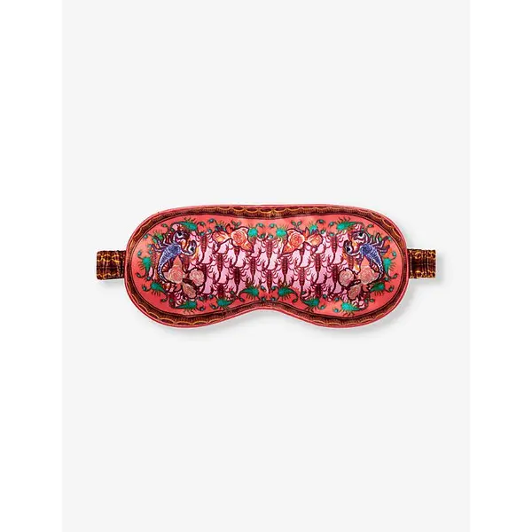 Slip Scorpio Graphic-print Silk Eye Mask - One-color