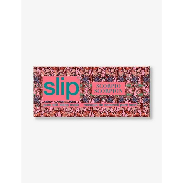 Slip Scorpio Graphic-print Silk Eye Mask - One-color