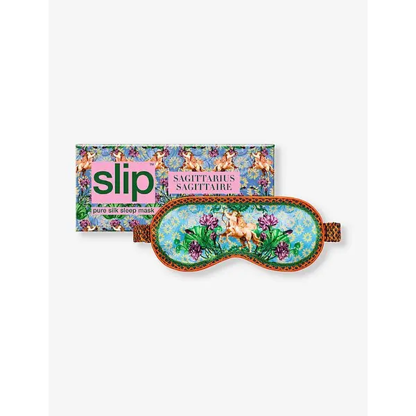 Slip Sagittarius Graphic-print Silk Eye Mask - One-color
