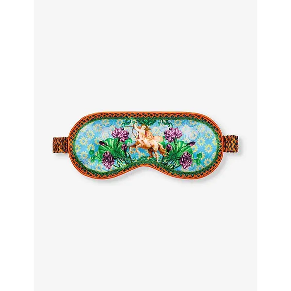 Slip Sagittarius Graphic-print Silk Eye Mask - One-color