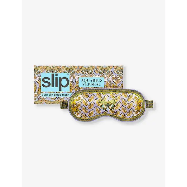 Slip Aquarius Graphic-print Silk Eye Mask - One-color