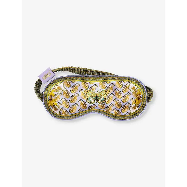 Slip Aquarius Graphic-print Silk Eye Mask - One-color