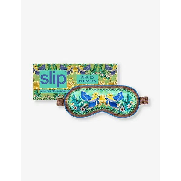 Slip Pisces Graphic-print Silk Eye Mask - One-color