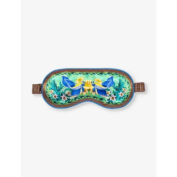 Slip Pisces Graphic-print Silk Eye Mask - One-color