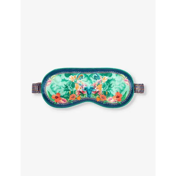 Slip Taurus Graphic-print Silk Eye Mask - One-color