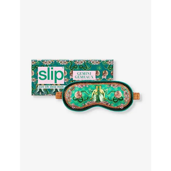 Slip Gemini Graphic-print Silk Eye Mask - One-color