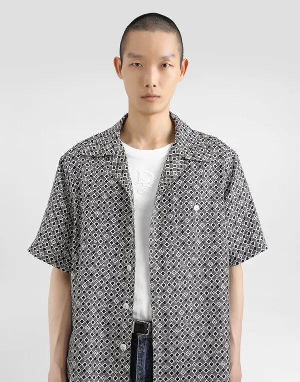 Dolce & Gabbana Silk Shirt With Tie