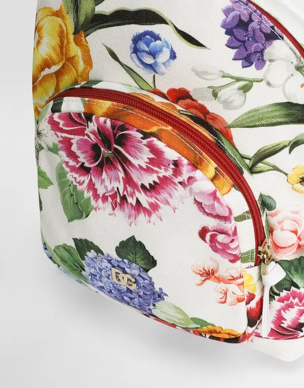 Dolce & Gabbana Floral Canvas Backpack - Print | Editorialist display picture 1