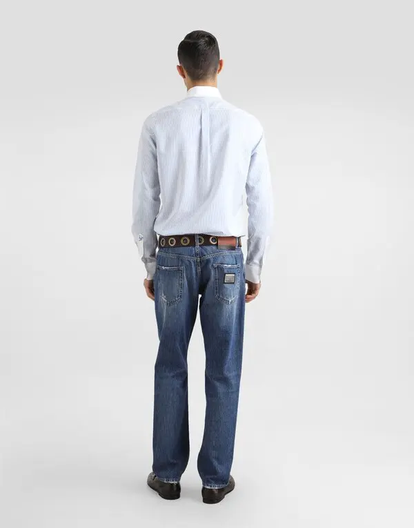 Dolce & Gabbana Striped Cotton Shirt