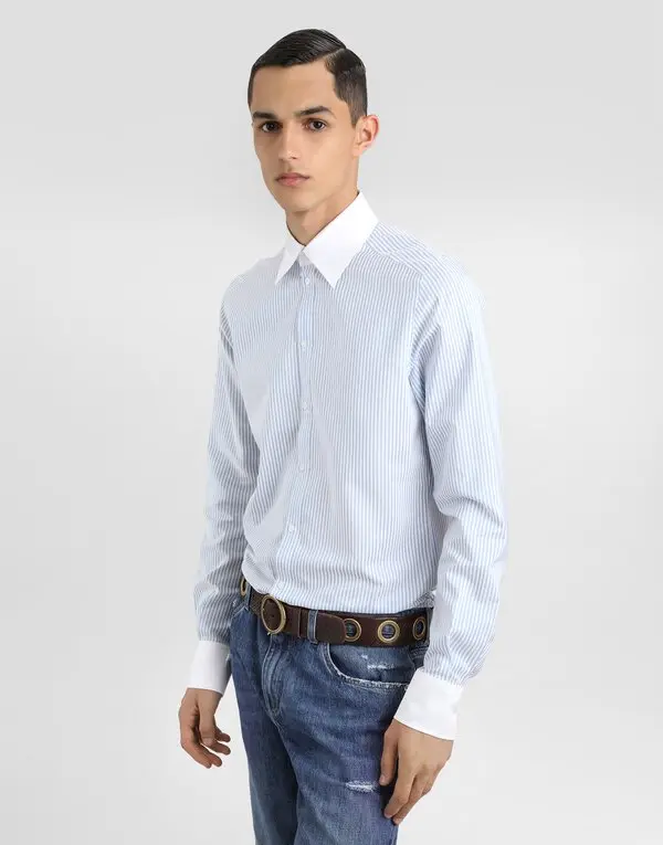 Dolce & Gabbana Striped Cotton Shirt