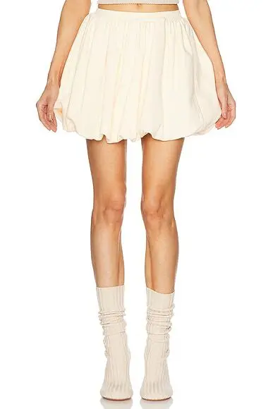Marni Bubble Hem Mini Skirt - Ivory