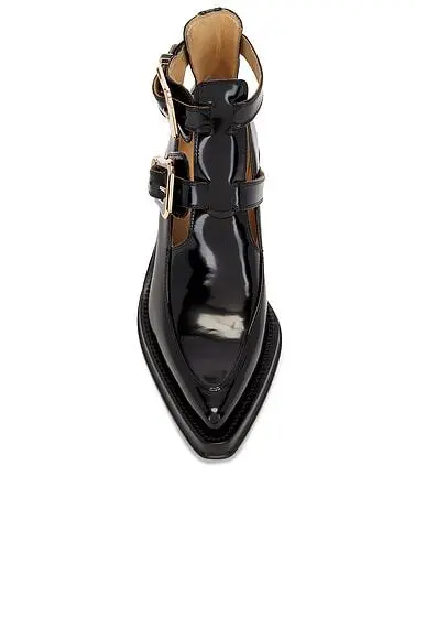Gabriela Hearst Castro Buckled Cut-out Boots