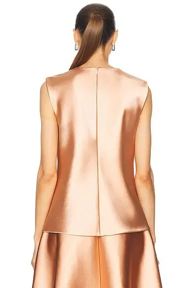 Carolina Herrera Sleeveless Belted Top