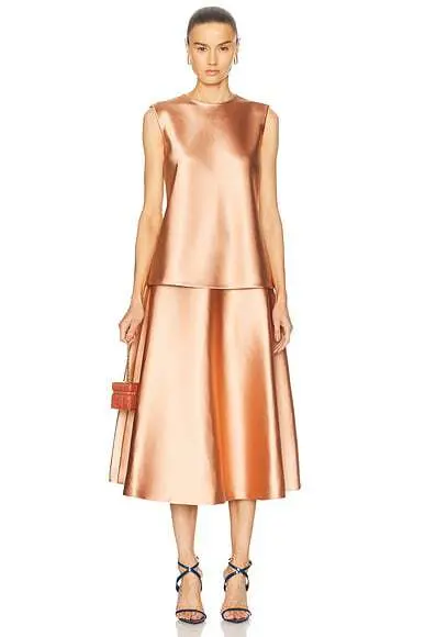 Carolina Herrera Sleeveless Belted Top