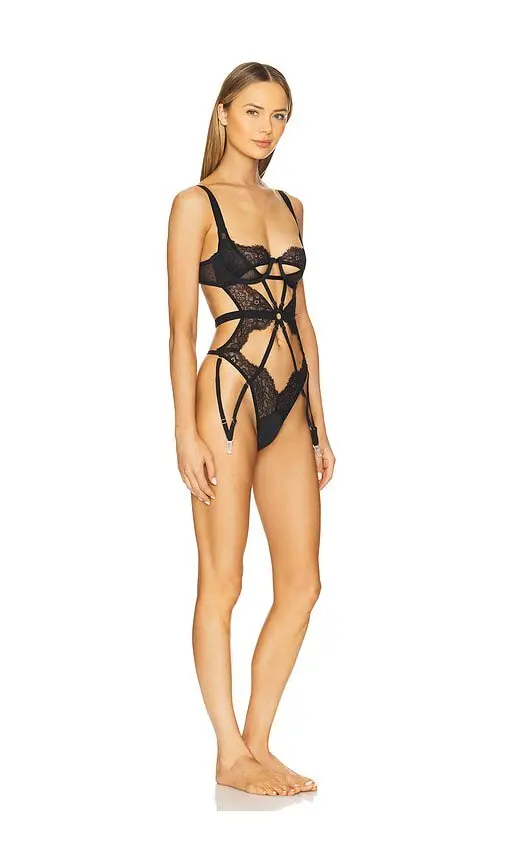 THISTLE AND SPIRE Minna Playsuit - Black