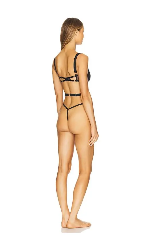 THISTLE AND SPIRE Minna Playsuit - Black