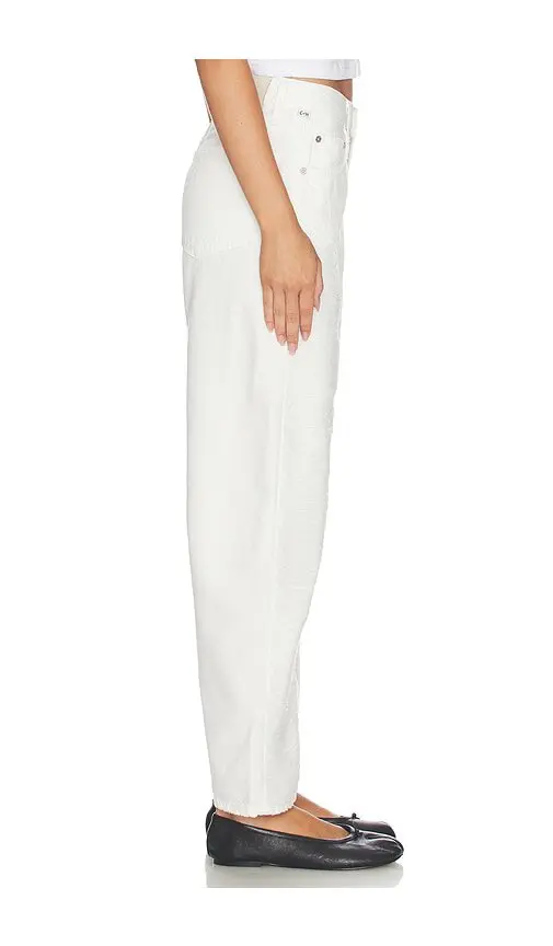 Citizens Of Humanity Miro Relaxed Jeans In White - Shred