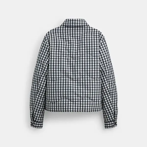 COACHTOPIA Loop Gingham Quilted Jacket