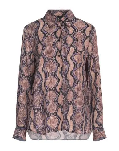 Pinko Woven Snakeskin Shirt - Sand