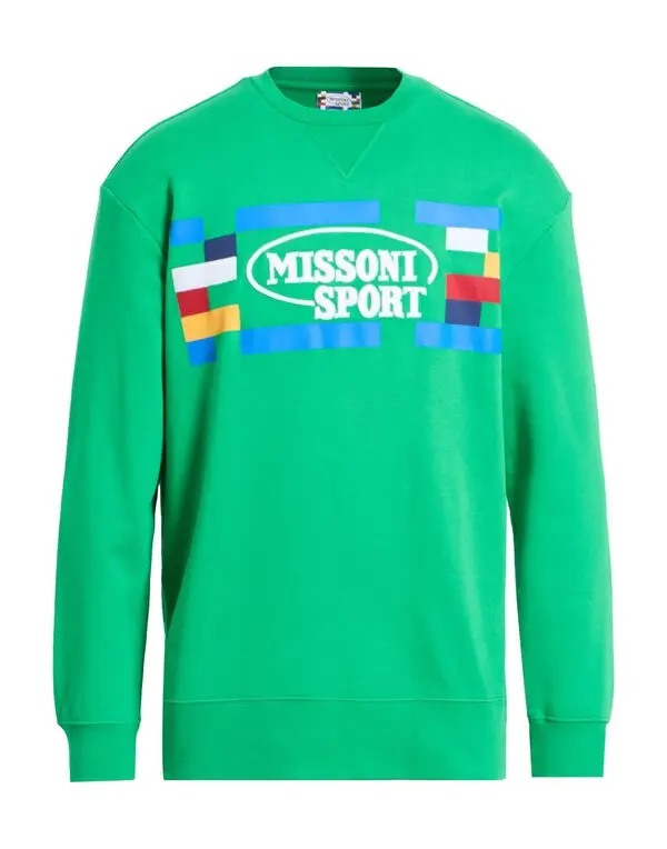 Missoni Cotton French Terry Sweatshirt - Green