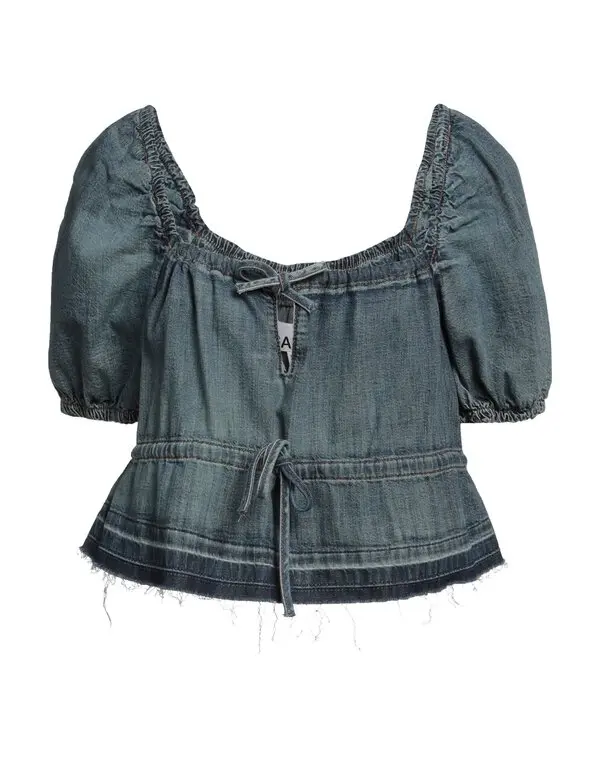 GANNI Denim Top - Blue