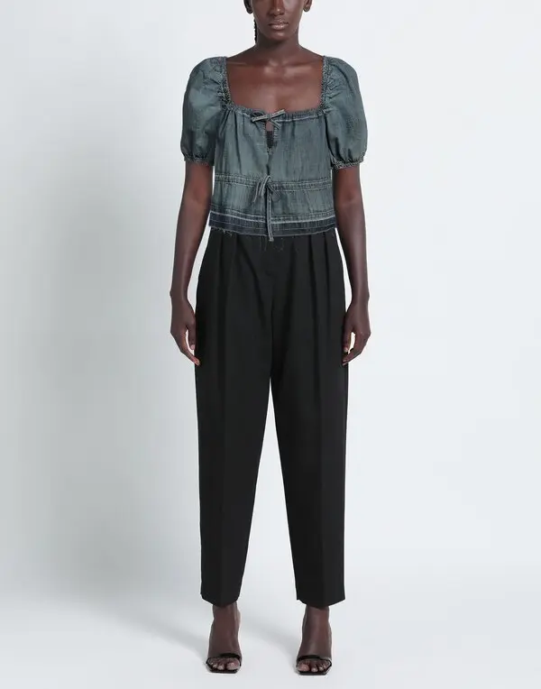 GANNI Denim Top - Blue