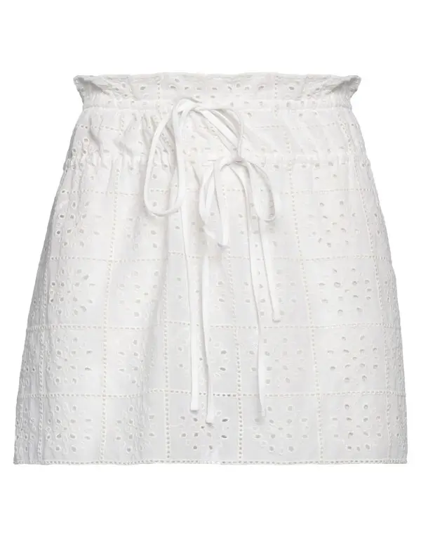 GANNI Organic Cotton Mini Skirt