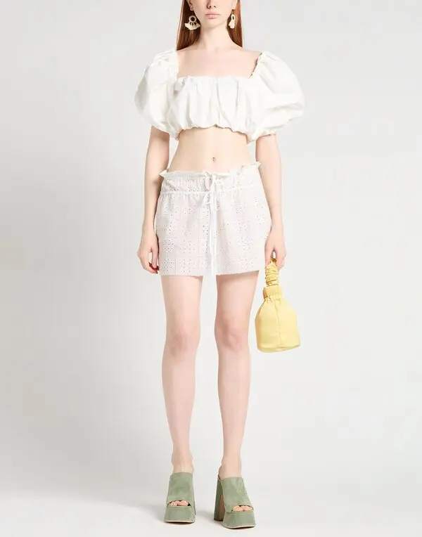 GANNI Organic Cotton Mini Skirt