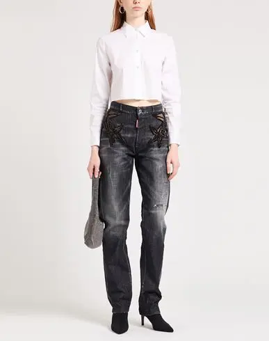 Dsquared2 Straight-leg Jeans With Embroidery