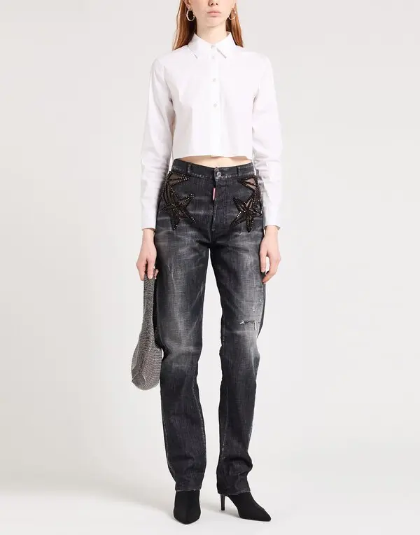 Dsquared2 Straight-leg Jeans With Embroidery