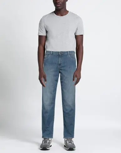 Emporio Armani Cotton Blend Jeans - Blue