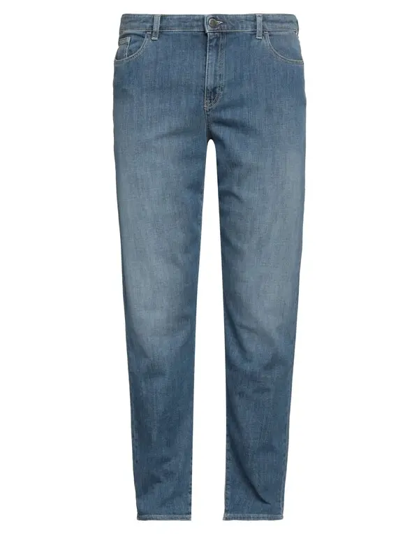 Emporio Armani Cotton Blend Jeans - Blue
