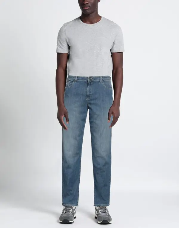 Emporio Armani Cotton Blend Jeans - Blue