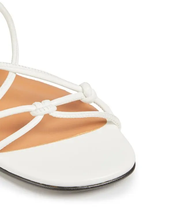 GANNI Flat Sandals With Tie Fastening