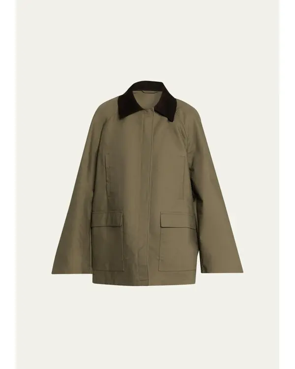 TOTEME Oversized Jacket - Khaki