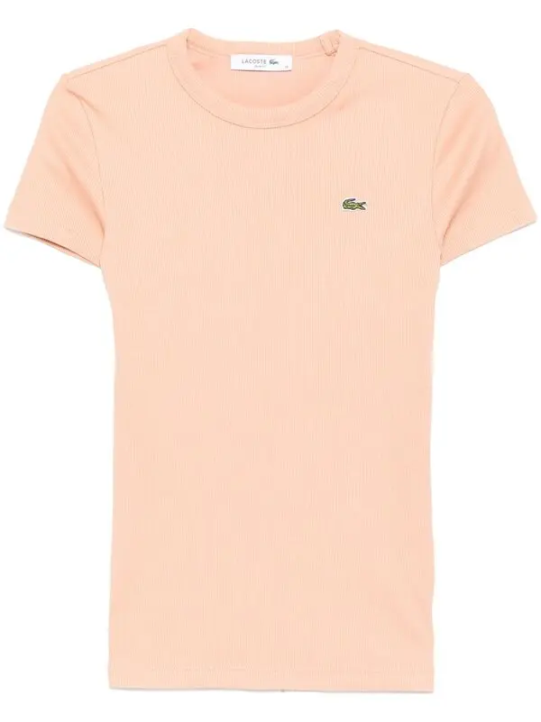 Lacoste Logo-patch T-shirt - Neutrals