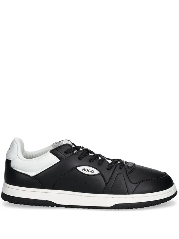 Hugo Faux-leather Sneakers - Black