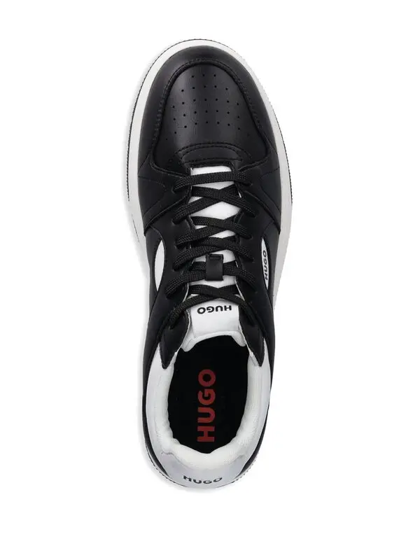 Hugo Faux-leather Sneakers - Black