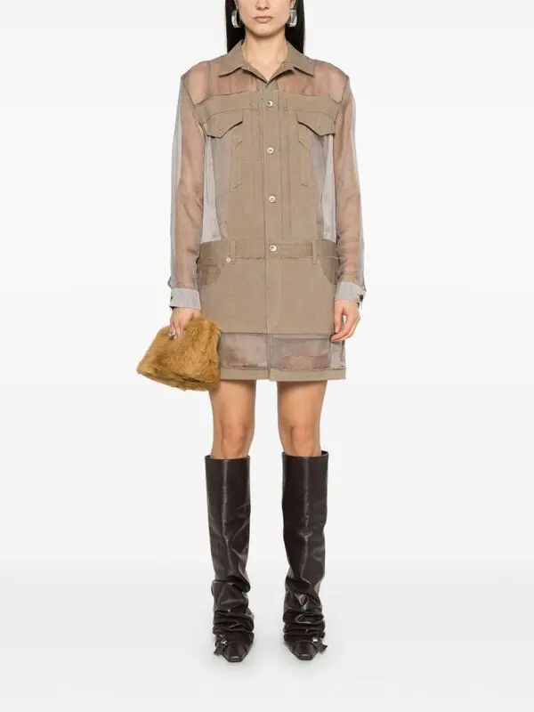 Sacai Panelled Mini Dress